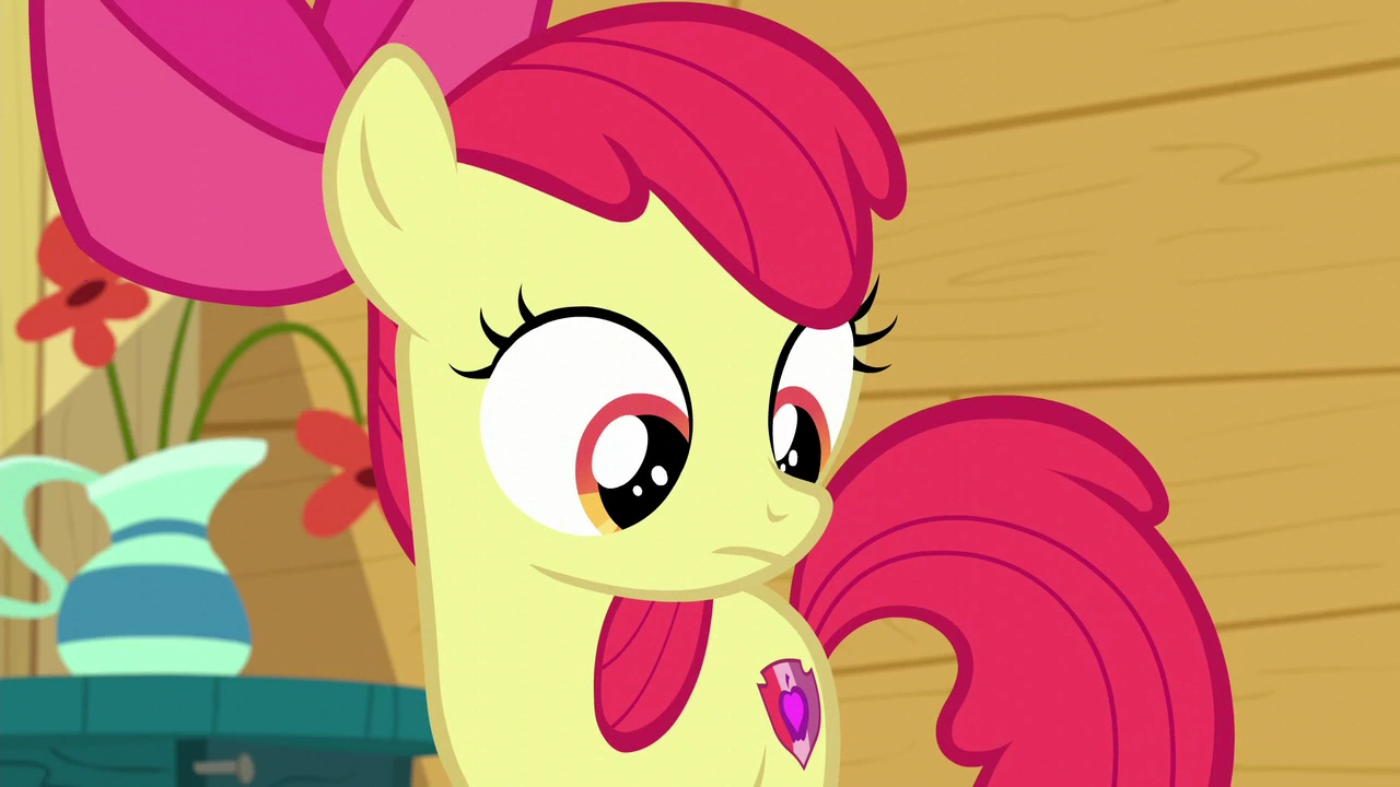 Image - Apple Bloom staring at her cutie mark S6E4.png | My Little Pony ...