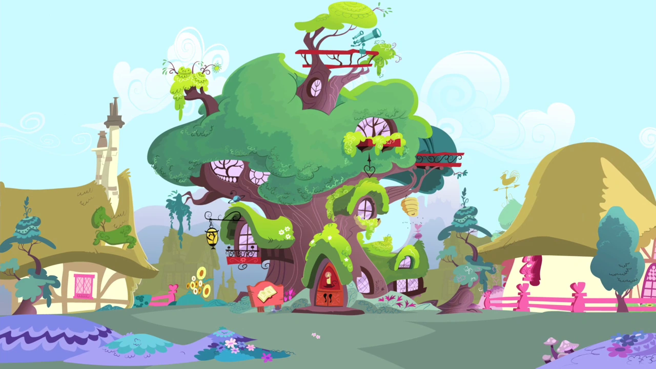 Image - Golden Oak Library exterior S4E23.png | My Little Pony ...