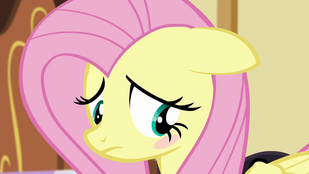 Image - Fluttershy blushes with embarrassment S5E21.png | My Little ...