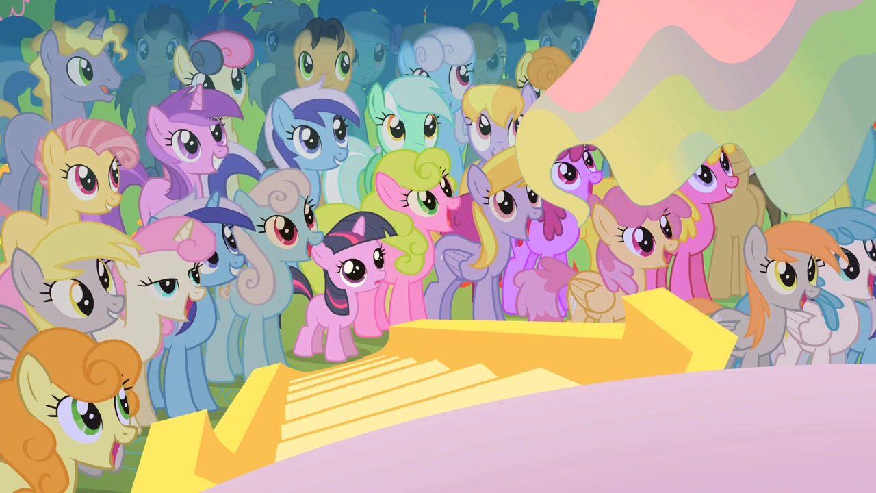 Image - The crowd watching the Summer Sun Celebration S1E23.png | My ...