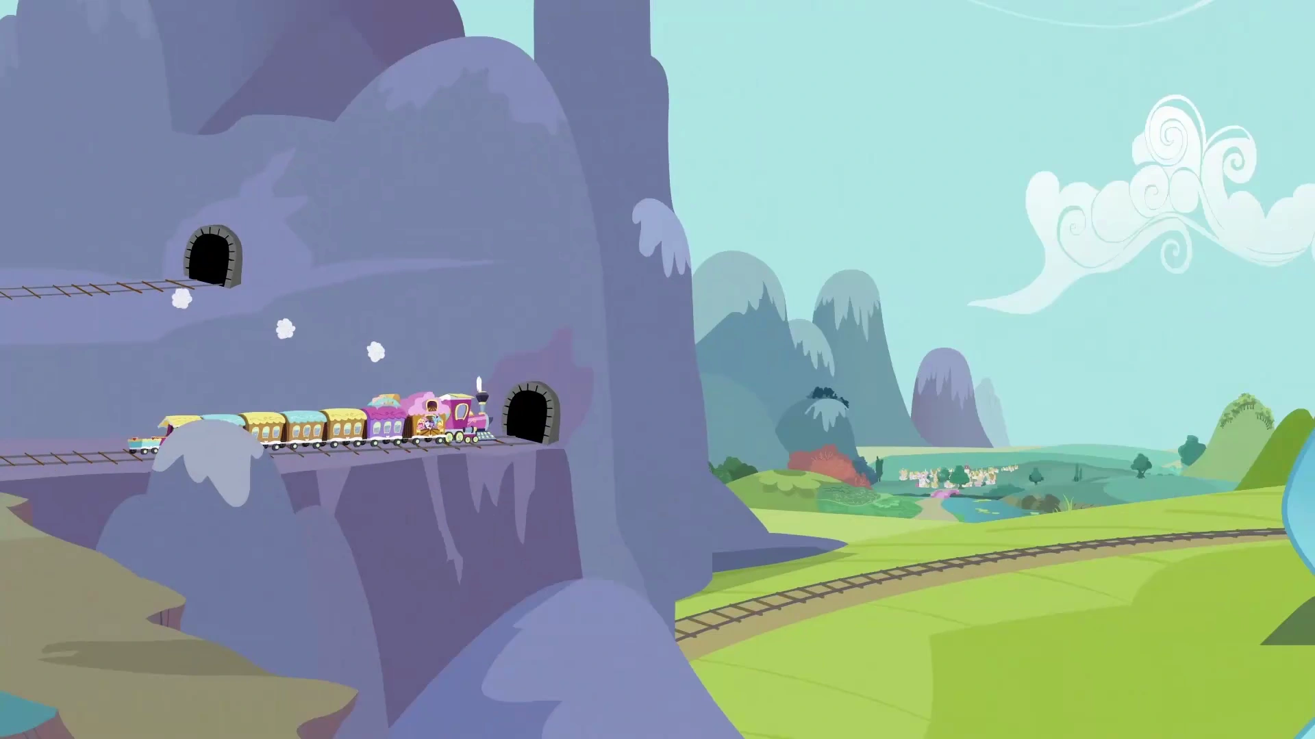 Image - Train headed for Ponyville S3E2.png | My Little Pony Friendship ...