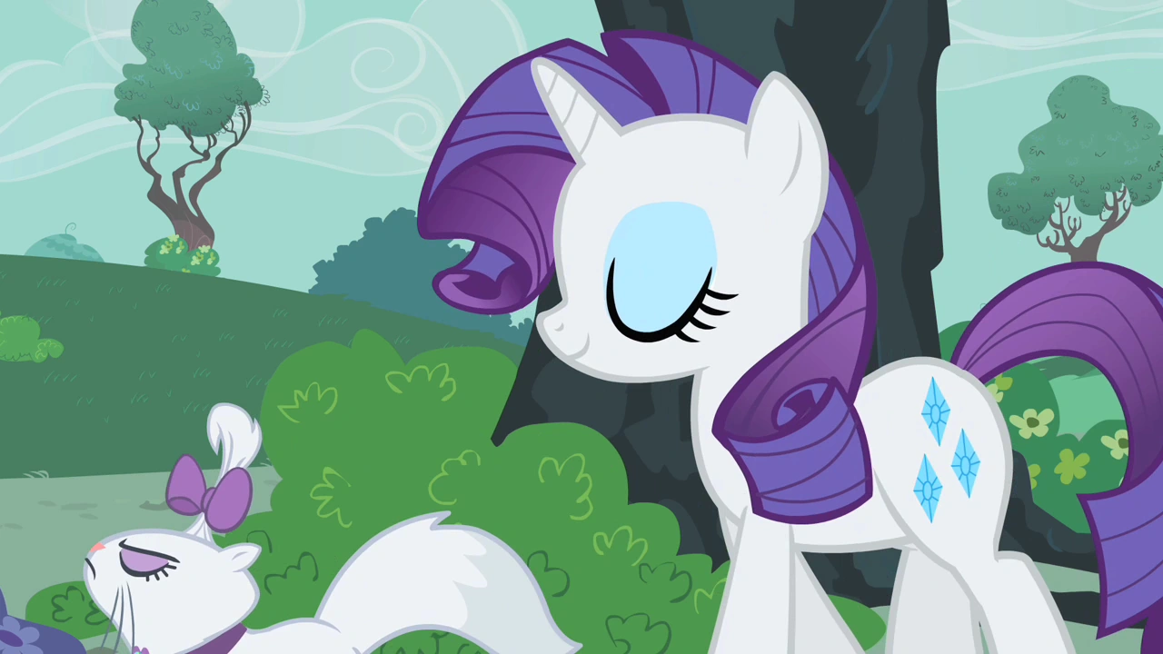 Image - Rarity and Opal walk S1E24.png | My Little Pony Friendship is ...