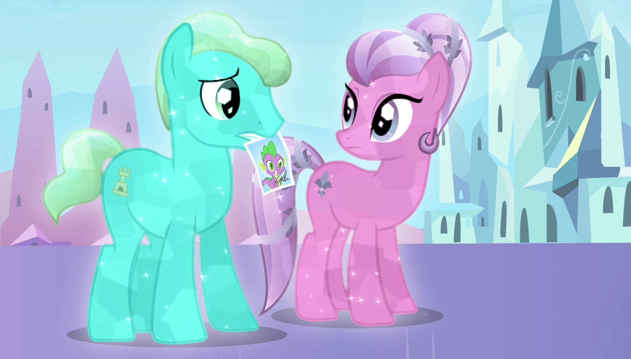 Image - Crystal Ponies puzzled S4E24.png | My Little Pony Friendship is ...