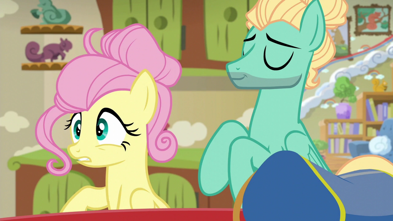 Image - Zephyr gives Fluttershy a new mane style S6E11.png | My Little ...