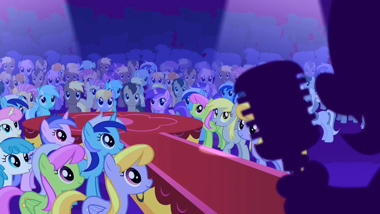 Image - Crowd listening to Spike S1E14.png | My Little Pony Friendship ...
