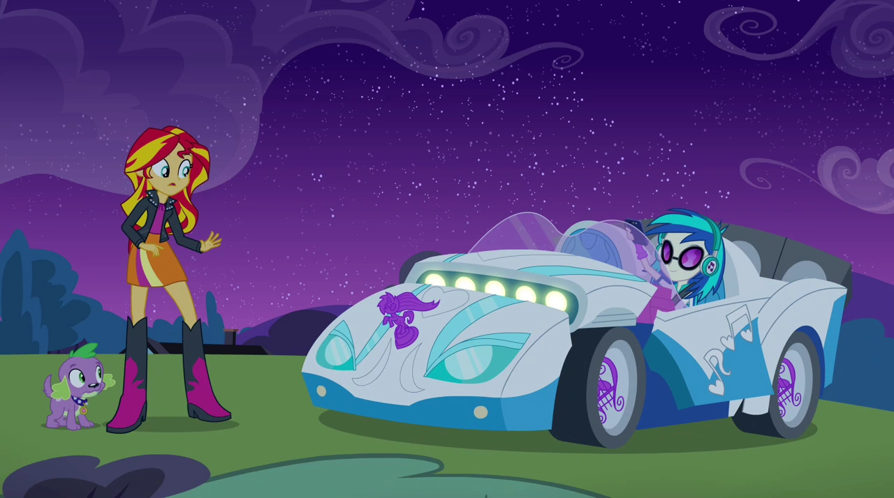 Image - DJ Pon-3's car transform EG2.png | My Little Pony Friendship is ...