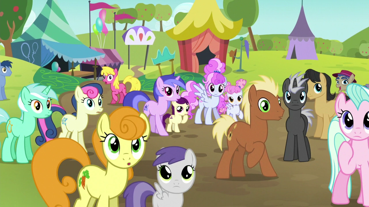 Image - Crowd in shock first half S5E17.png | My Little Pony Friendship ...