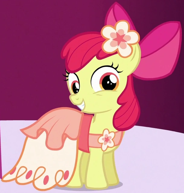 Image - Apple Bloom Gala outfit ID S5E7.png | My Little Pony Friendship ...
