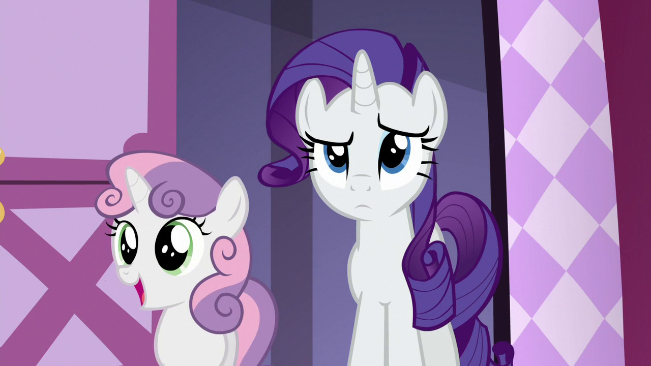 Image Rarity Confused Sweetie Belle Pleasantly Surprised S6e15png