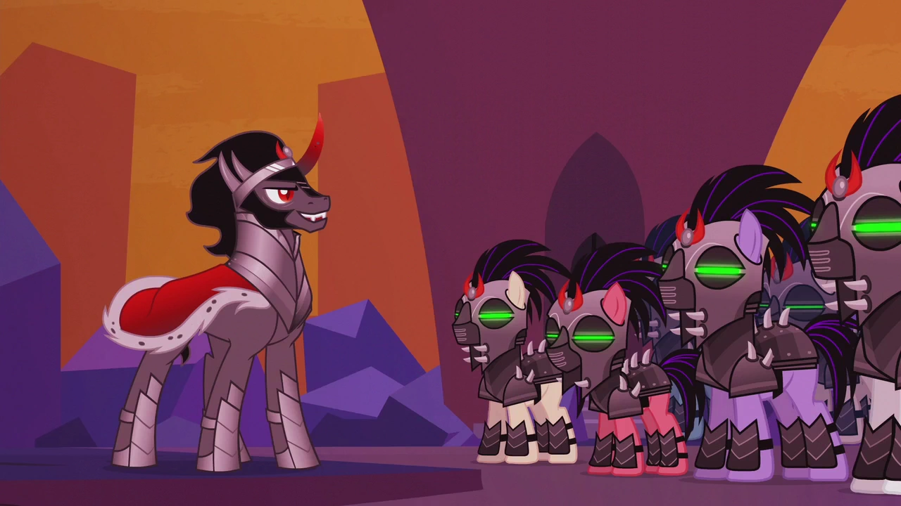 Image - King Sombra looking at his army S5E25.png | My Little Pony ...