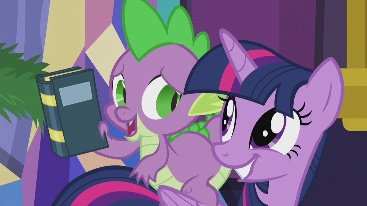 Spike mlp picture book - booyteens