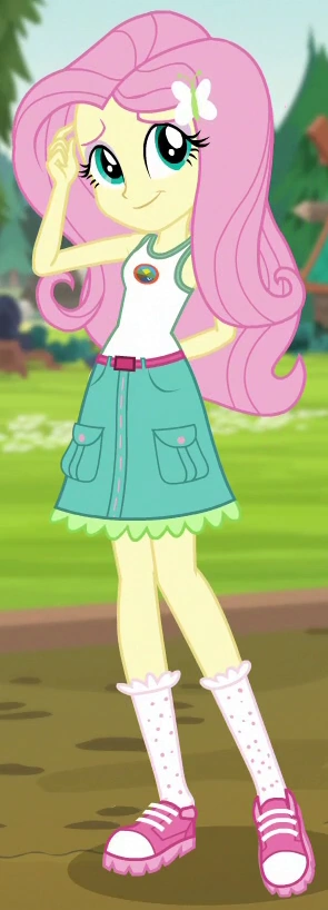 Image - Fluttershy Camp Everfree outfit ID EG4.png | My Little Pony ...