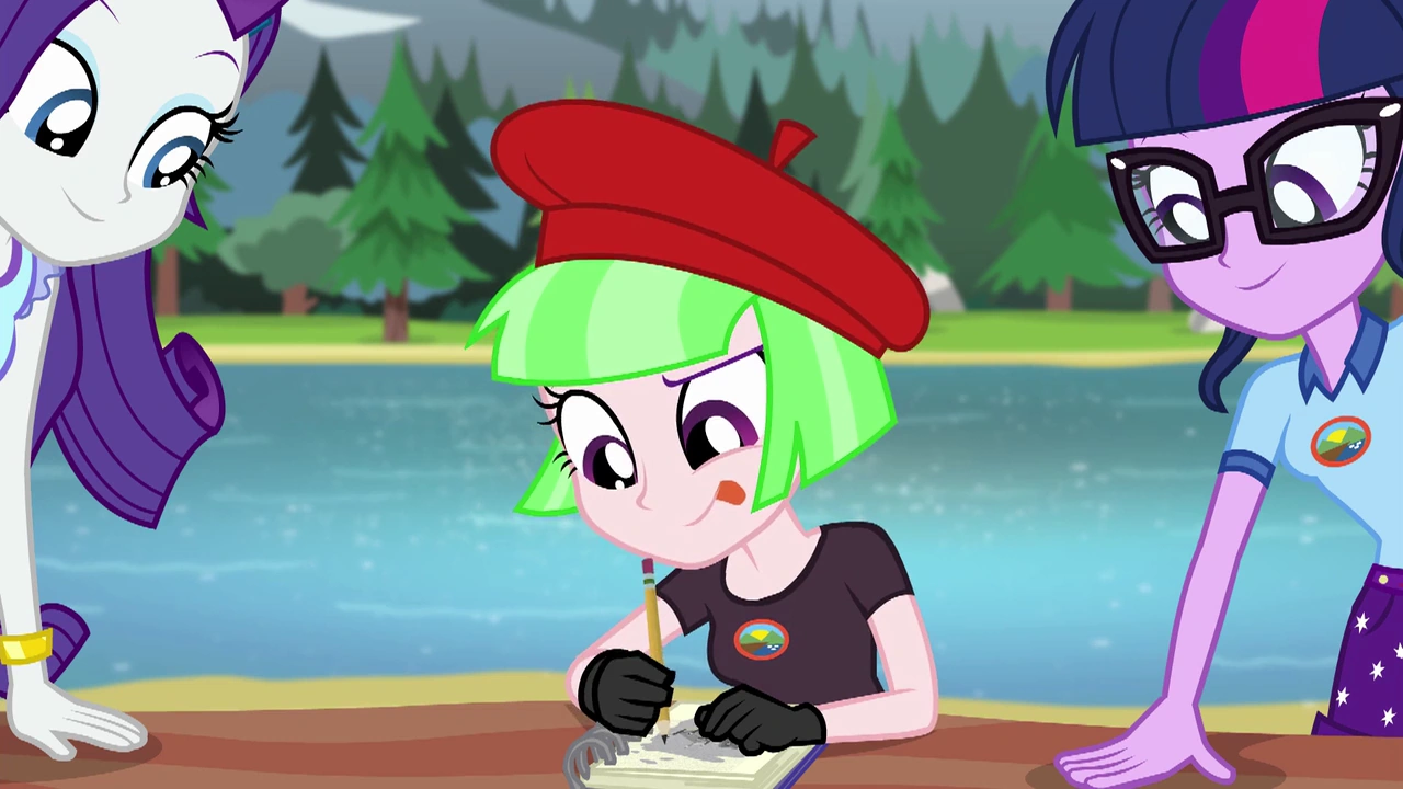 Image - Watermelody drawing the new dock EG4.png | My Little Pony ...