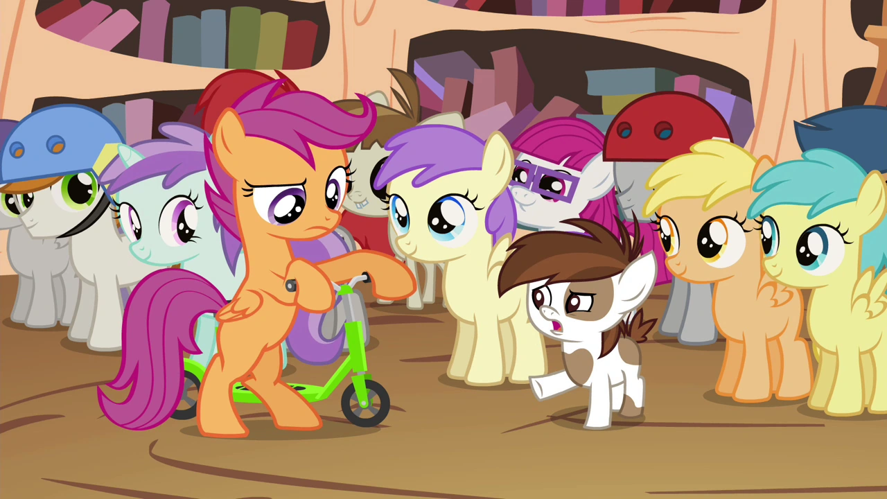 Image - Pipsqueak "that's MY scooter!" S4E15.png | My Little Pony ...