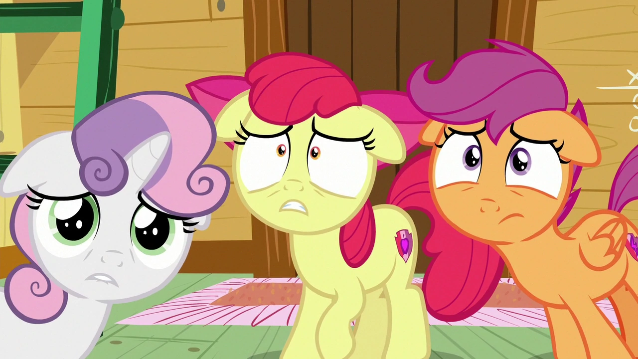 Image - The Cutie Mark Crusaders worried S6E4.png | My Little Pony ...