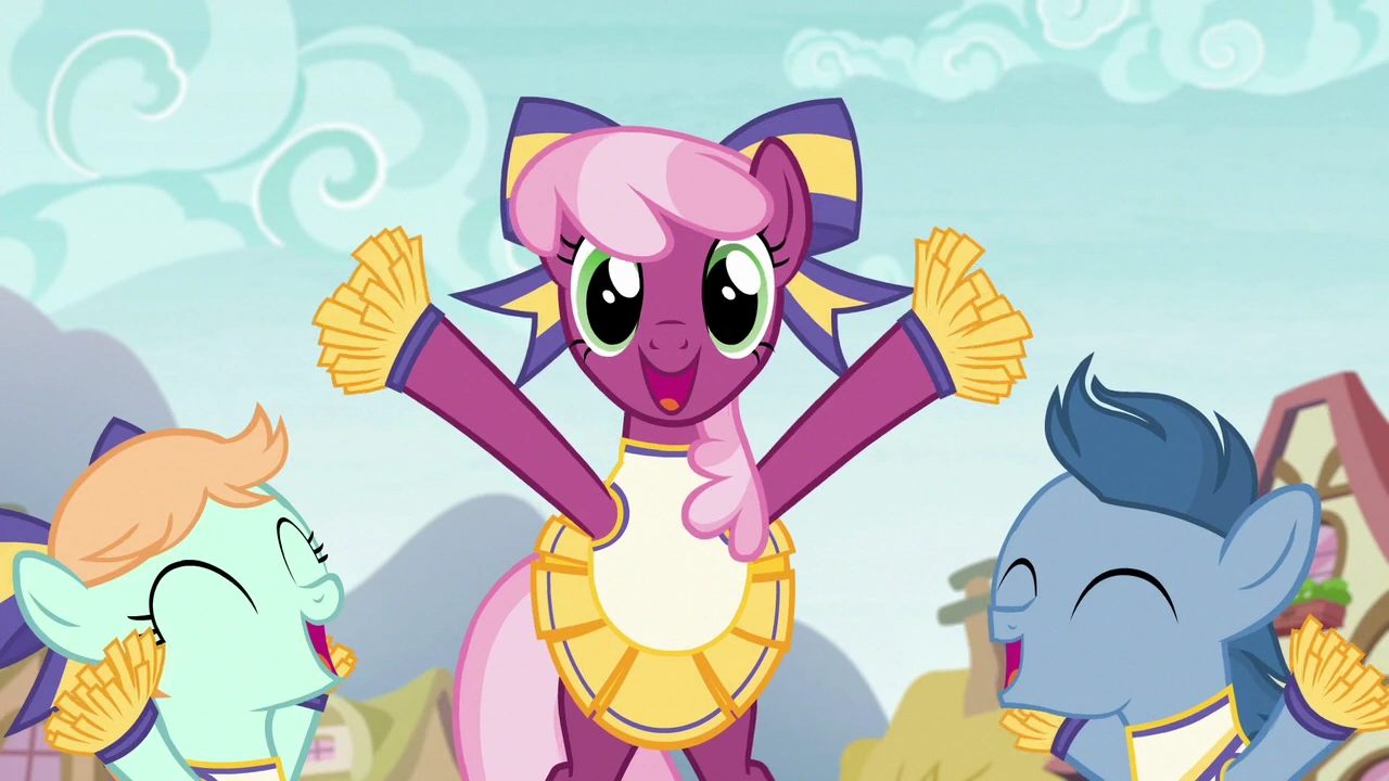 Image - Miss Cheerilee and cheerleaders S6E14.png | My Little Pony ...