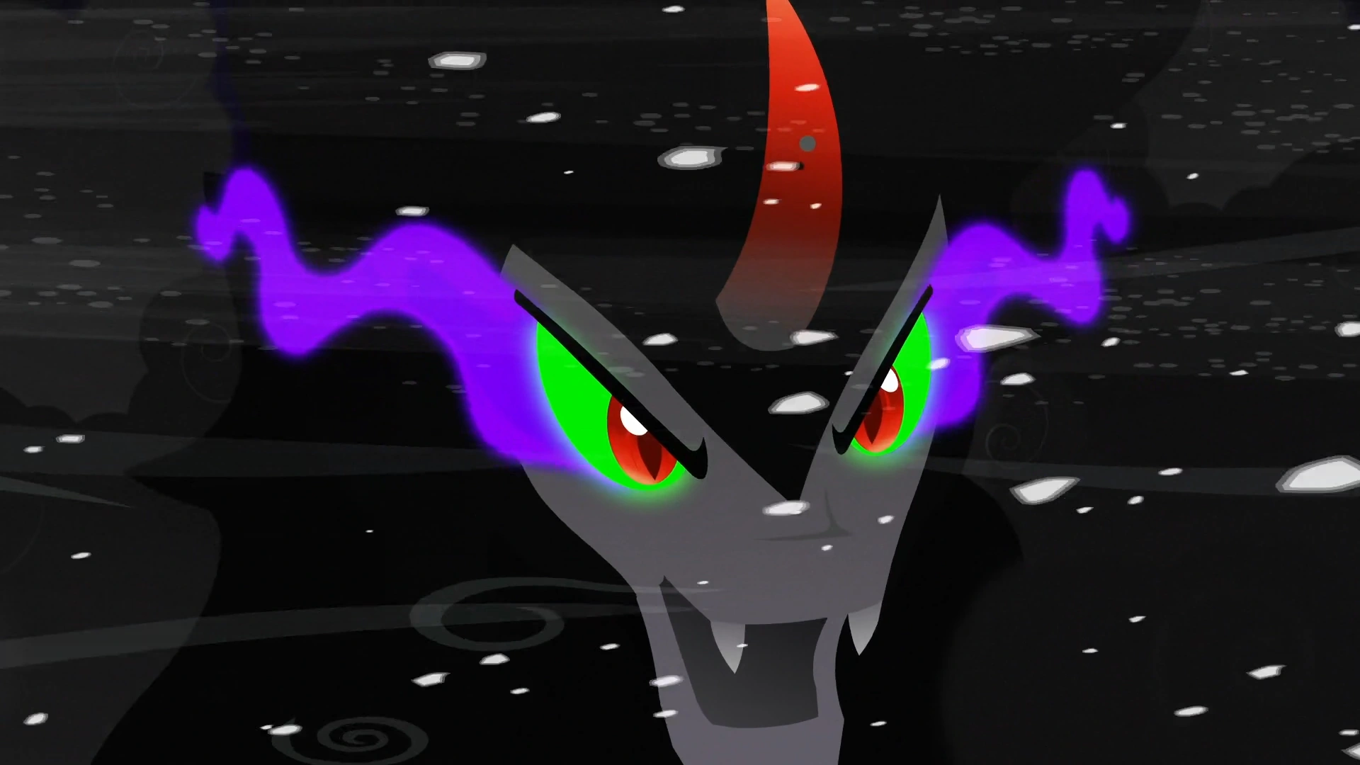 Image - King Sombra emerges from the shadows S3E01.png | My Little Pony ...