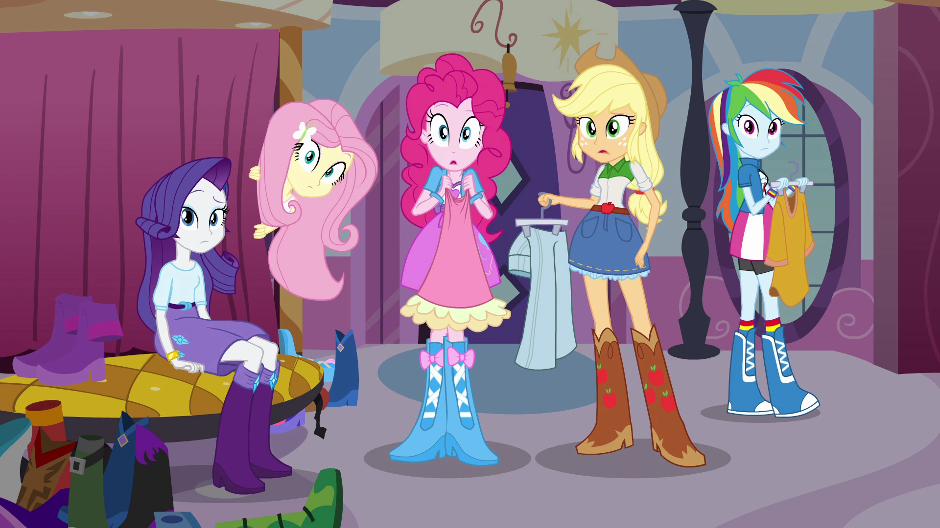 Image - Main 5 concerned about Twilight EG.png | My Little Pony ...