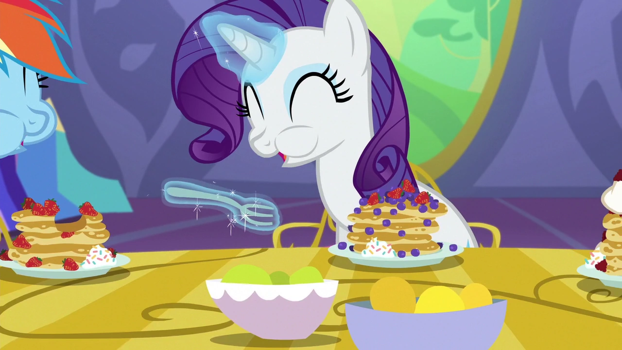 Image - Rarity eating pancakes daintily S5E3.png | My Little Pony ...
