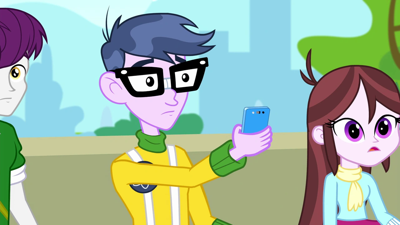 Image - Micro Chips taking a picture EG3.png | My Little Pony ...
