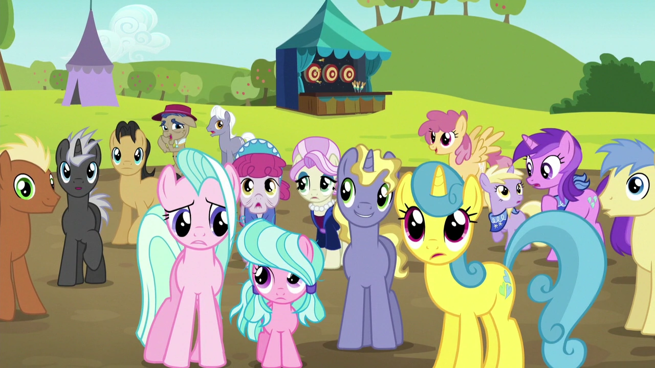 Image - Crowd in shock second half S5E17.png | My Little Pony ...