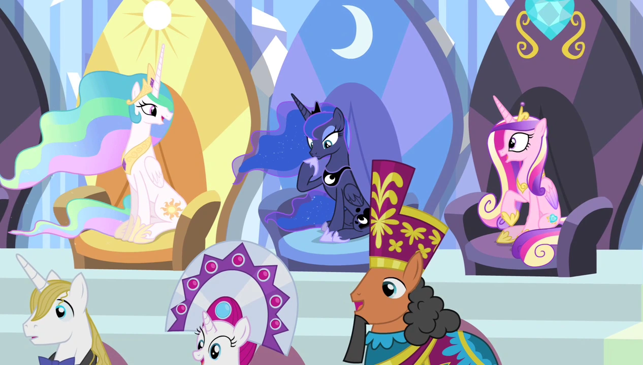 Image - Equestrian royals relieved S4E24.png | My Little Pony ...