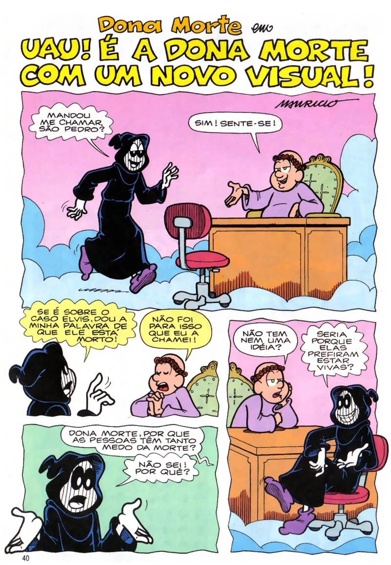 Uau! É a Dona Morte com um Novo Visual! | Turma da Mônica Wiki | FANDOM ...