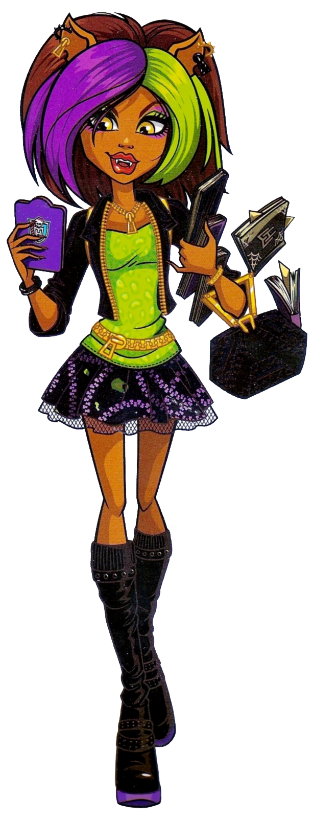 Image - Profile art - New Scaremester Clawdeen.PNG | Monster High Wiki ...