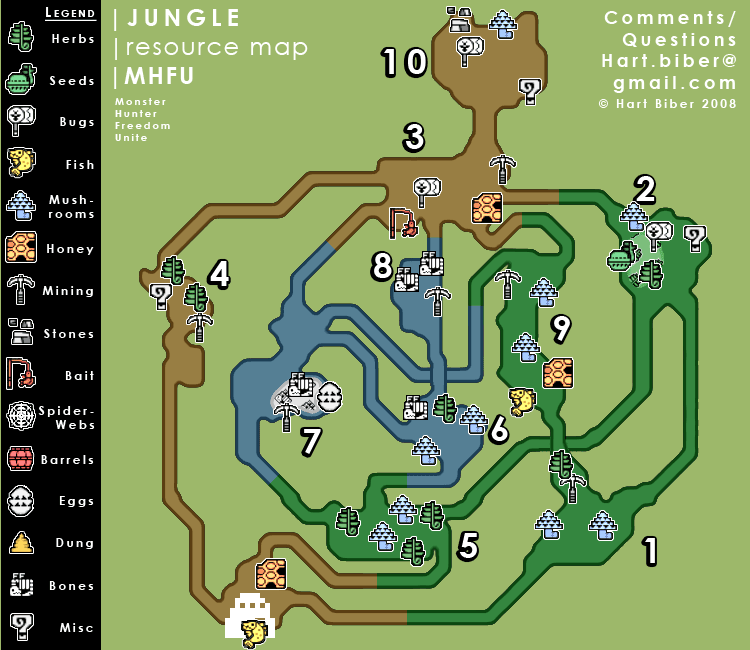 Image - Jungle Resource Map.gif | Monster Hunter Wiki | Fandom powered ...