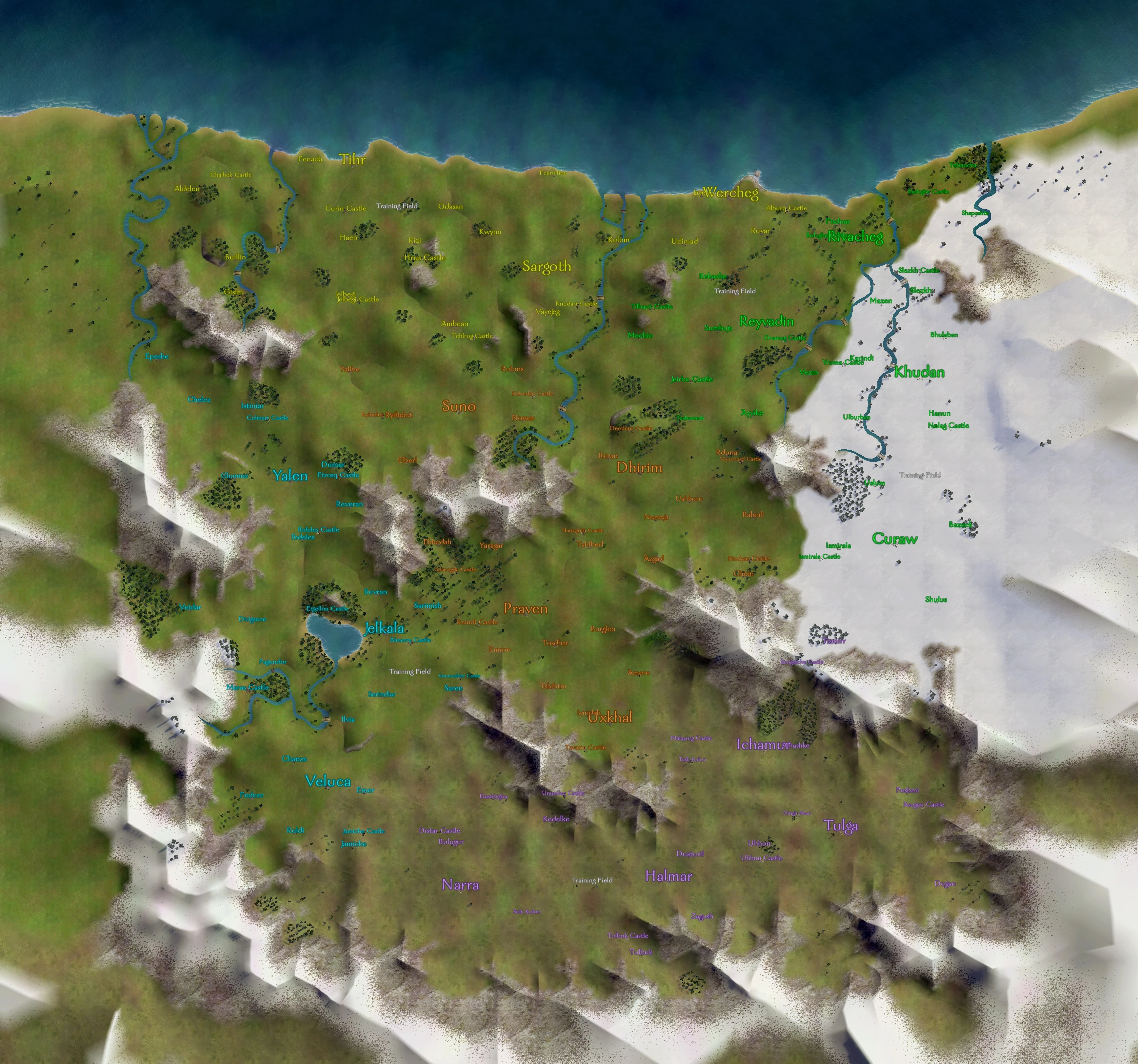 MAPA REVELADO [Mount & Blade II: Bannerlord]