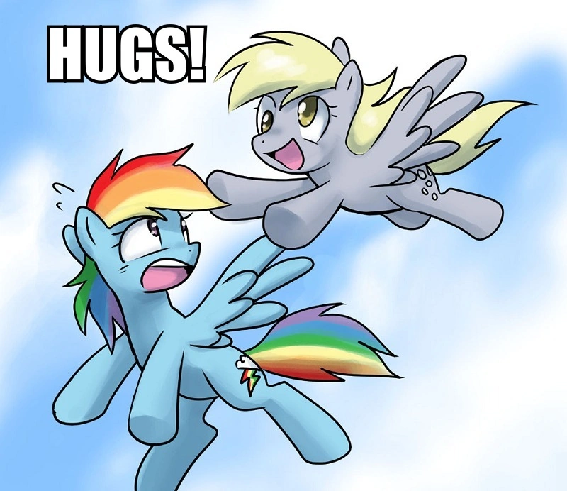 Image - 116268-derpy-hooves-hugs-rainbow-dash.png | MyLittleBrony Wiki ...