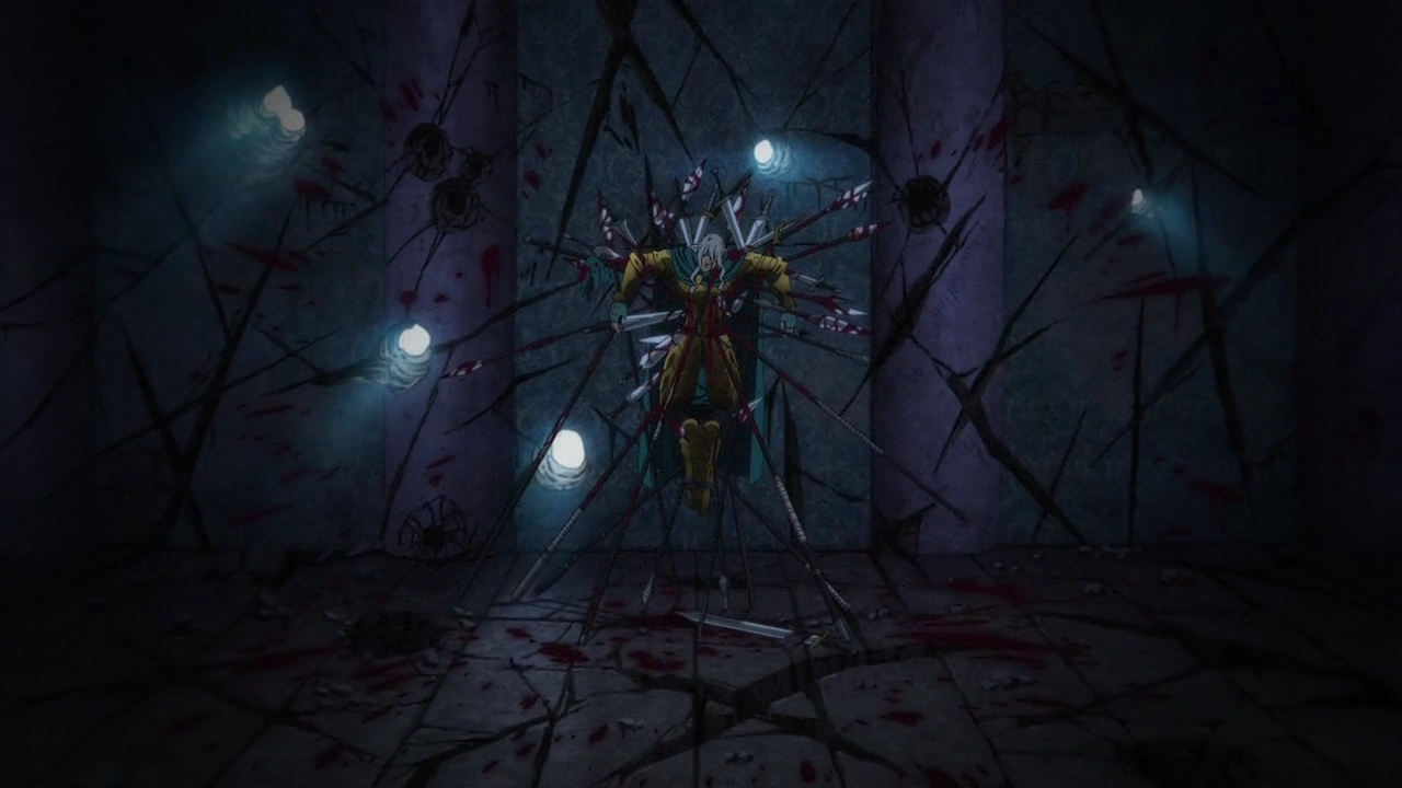 Image - Zaratras pierced and skewered by spears and lances.png ...