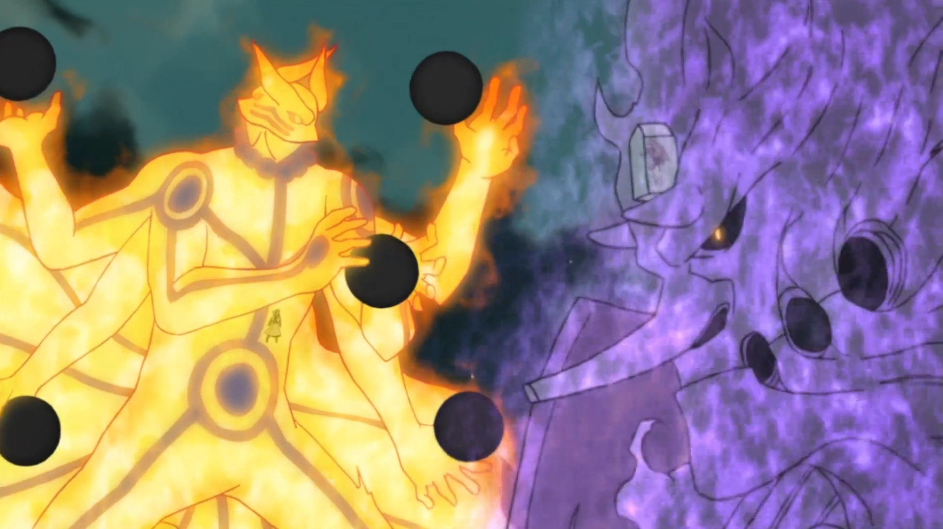 Naruto Ashura Vs Indra