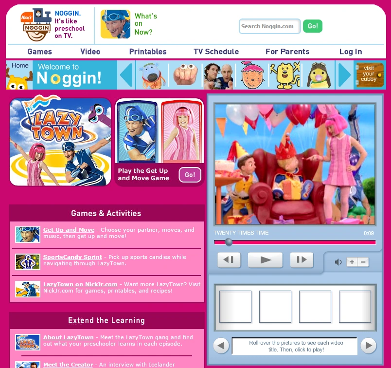 Image - Nickelodeon Nick Jr. LazyTown Lazy Town Noggin com Image.png ...