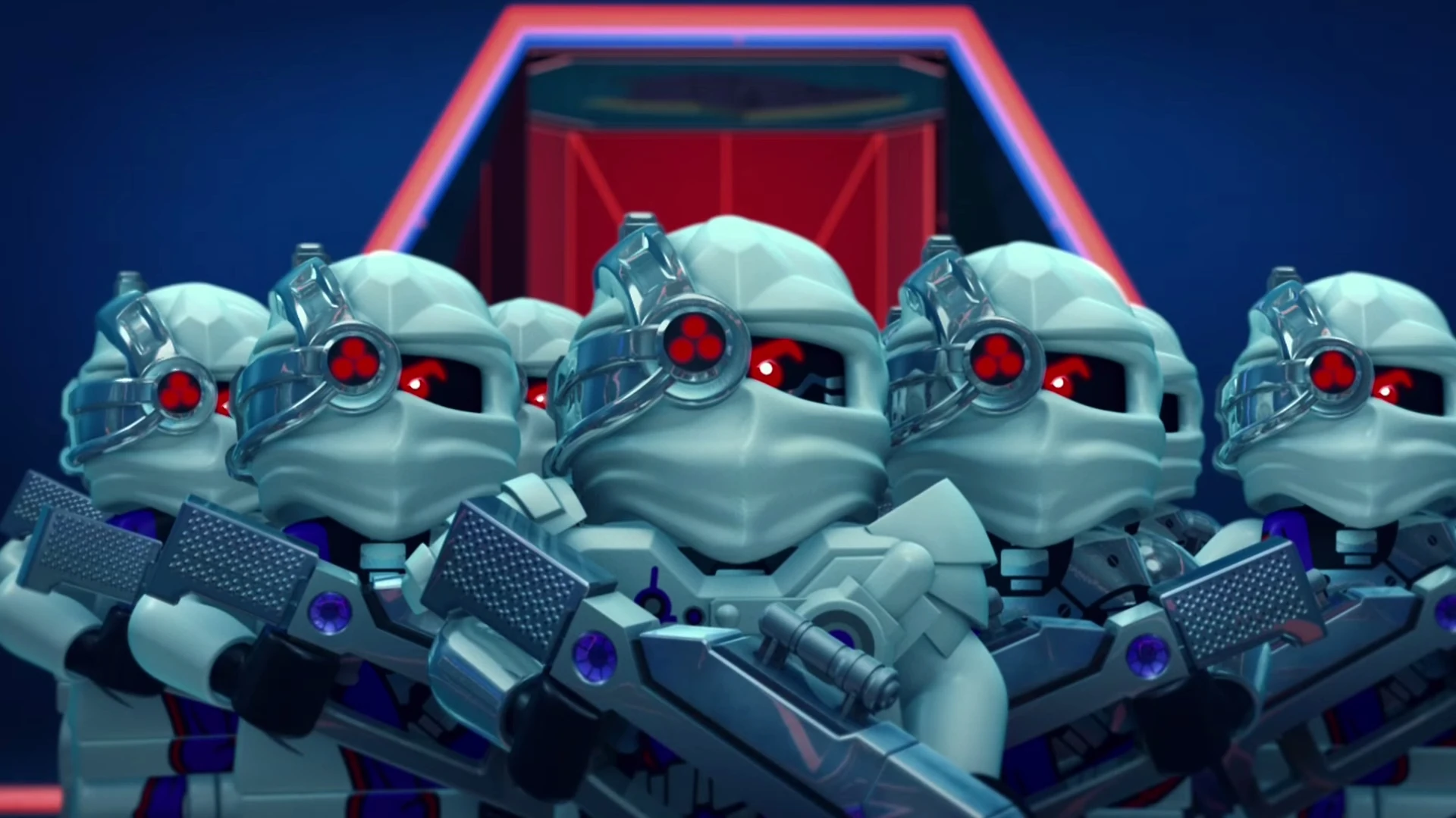Image - The Army of White Nindroids.jpg | Ninjago Wiki | FANDOM powered ...