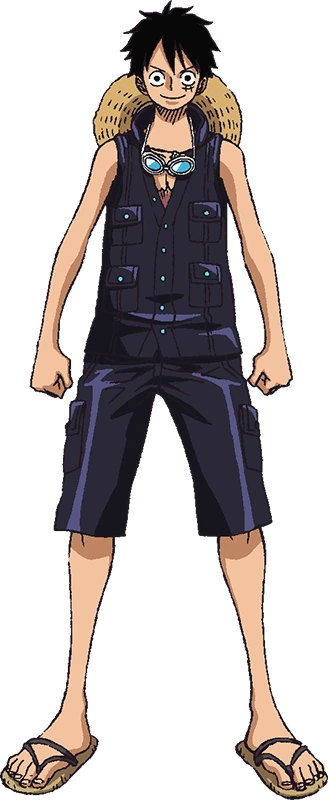 Image - Luffy Film Gold Leather Outfit.png | One Piece Wiki | FANDOM ...