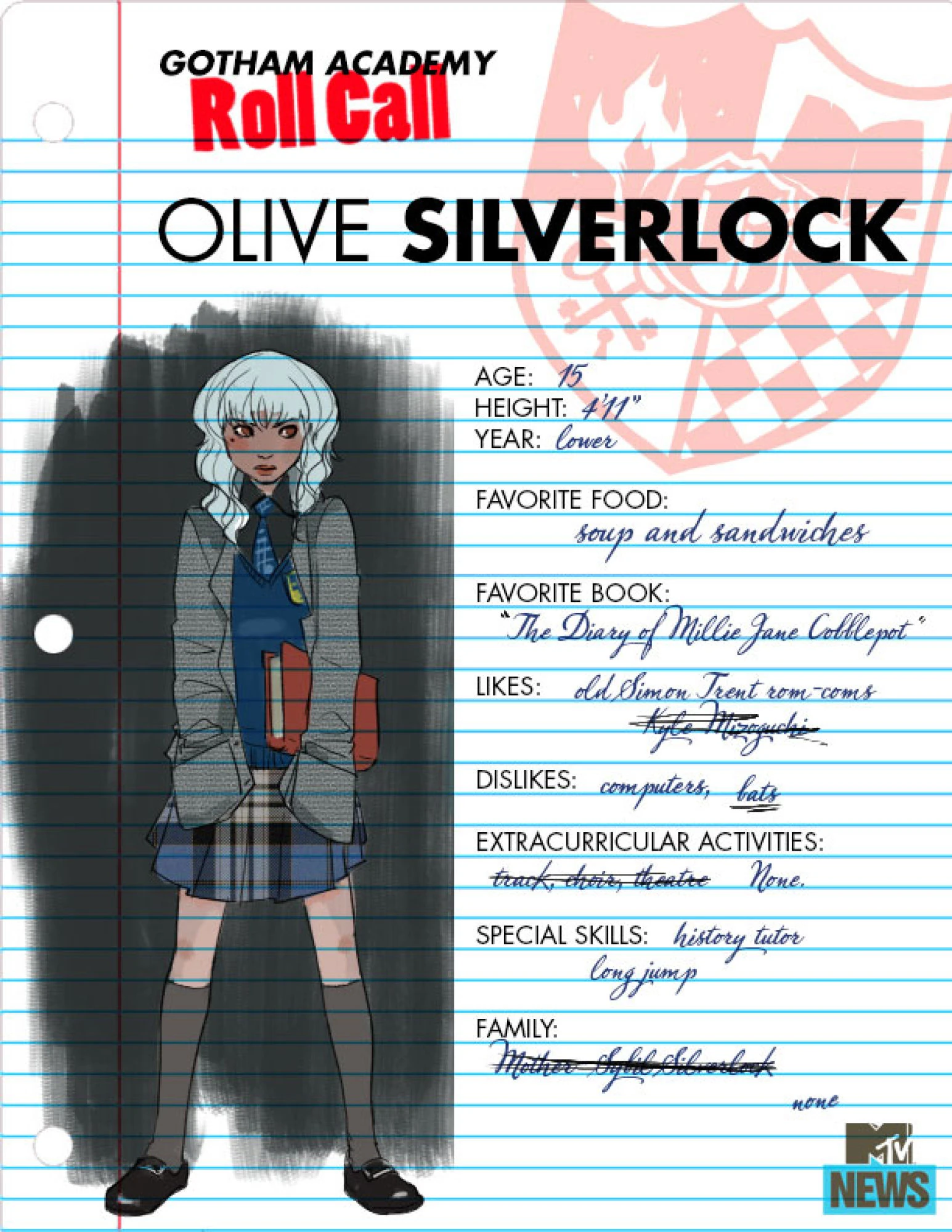 Olive Silverlock | Heroes Wiki | FANDOM powered by Wikia