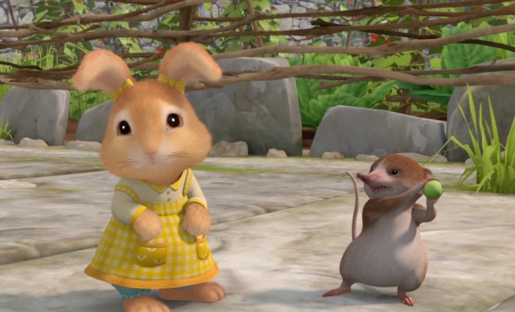 Image - Cotton-Tail-Sad-Mean-Shrew.jpg | Peter Rabbit (TV series) Wiki ...