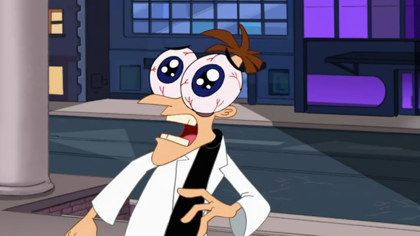 Image - Doof's Huge Sad Eyes.jpg | Phineas and Ferb Wiki | FANDOM ...