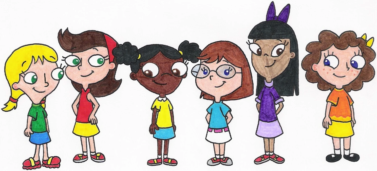 Image - Fireside Girls In Casual Wear.jpg | Phineas and Ferb Wiki ...