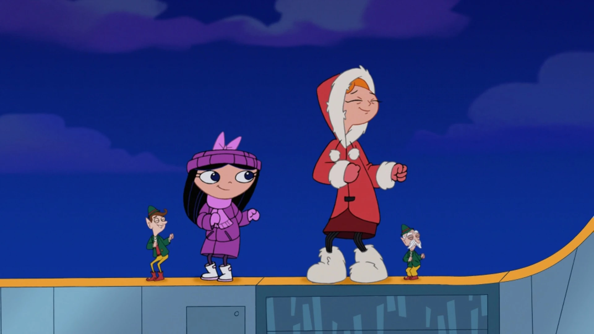 Image - Dancing on the sleigh.jpg | Phineas and Ferb Wiki | Fandom ...
