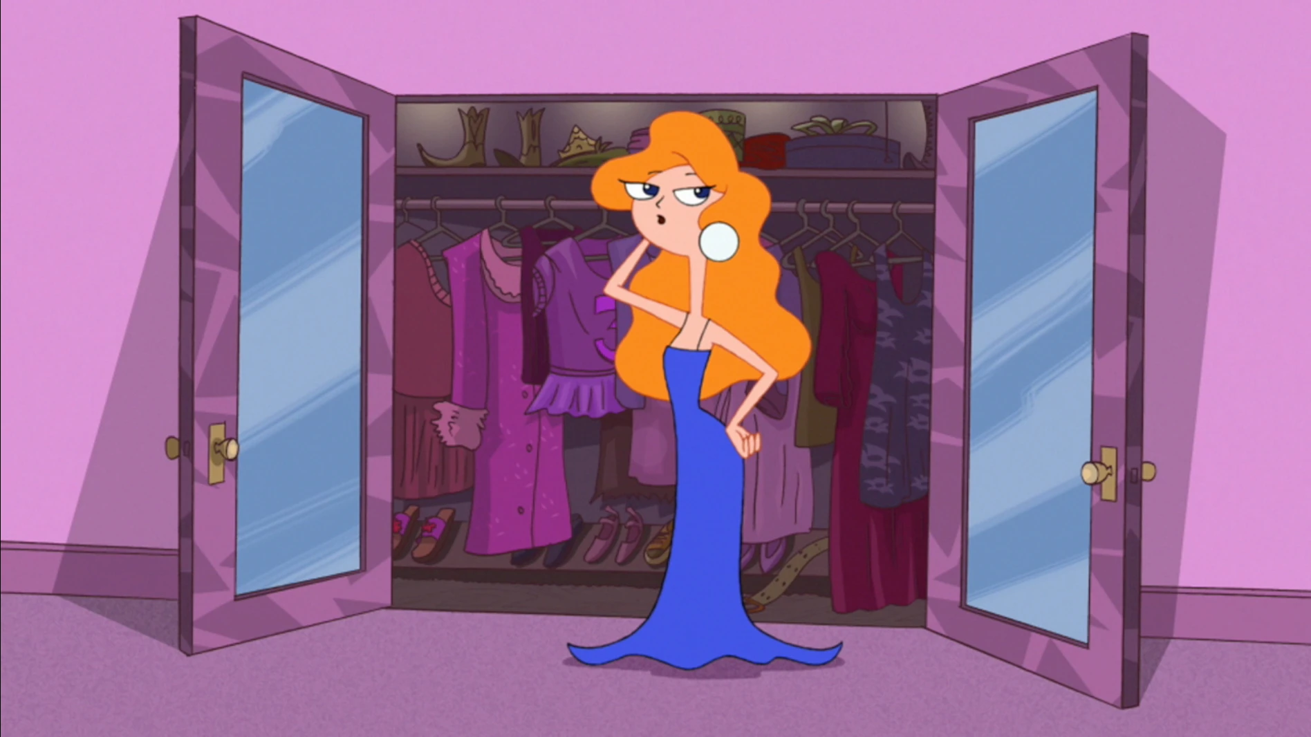 Image - Candace tries on a blue gown.jpg | Phineas and Ferb Wiki ...