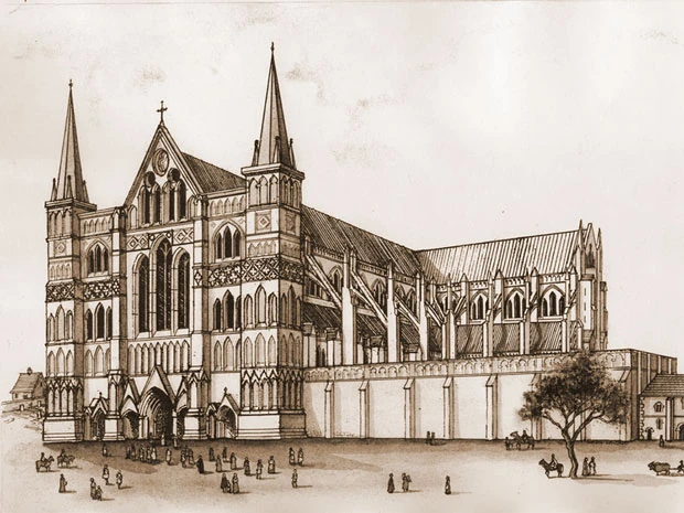 Image - Kingsbridge Cathedral- After.jpg | Pillars of the Earth Wiki ...