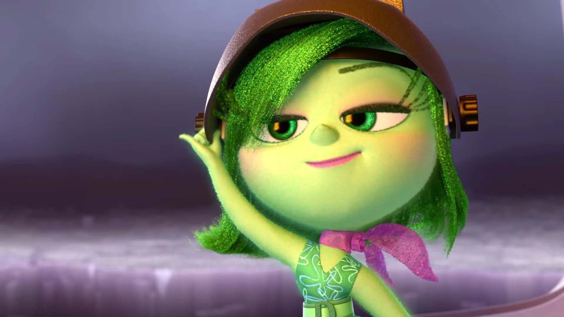 Image - Inside-Out-Disgust-Helmet.jpg | Pixar Wiki | FANDOM powered by ...