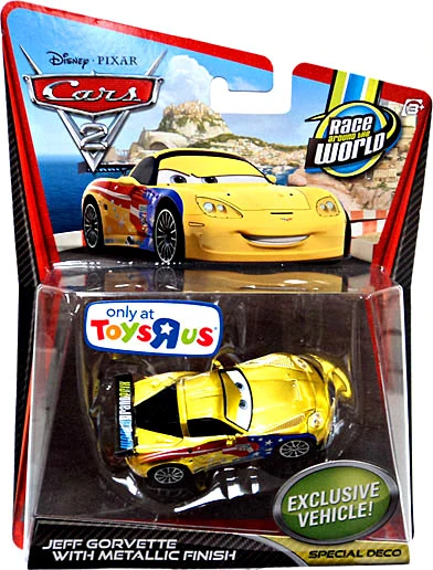 Cars 2 coloring pages jeff gorvette toys