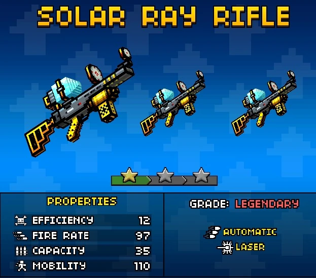 Solar Ray Rifle (PG3D) | Pixel Gun Wiki | FANDOM powered by Wikia