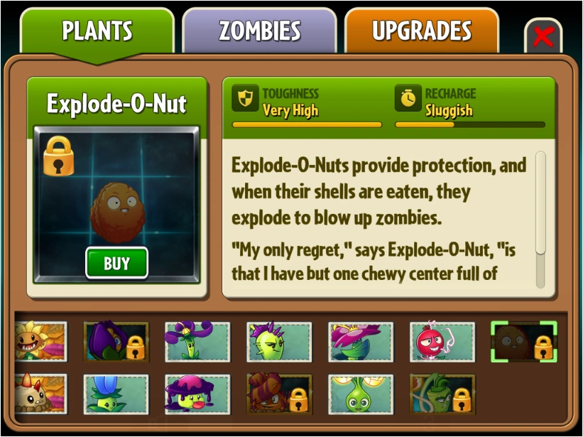 Explode-o-nut/Gallery | Plants vs. Zombies Wiki | FANDOM powered by Wikia
