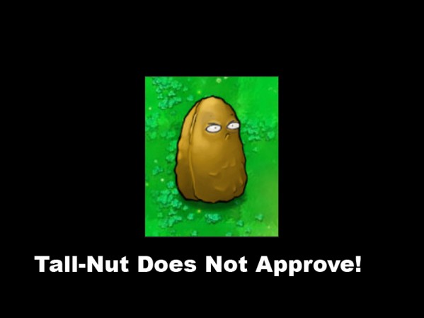 Image - Tall-nut does not approve..jpg | Plants vs. Zombies Wiki ...