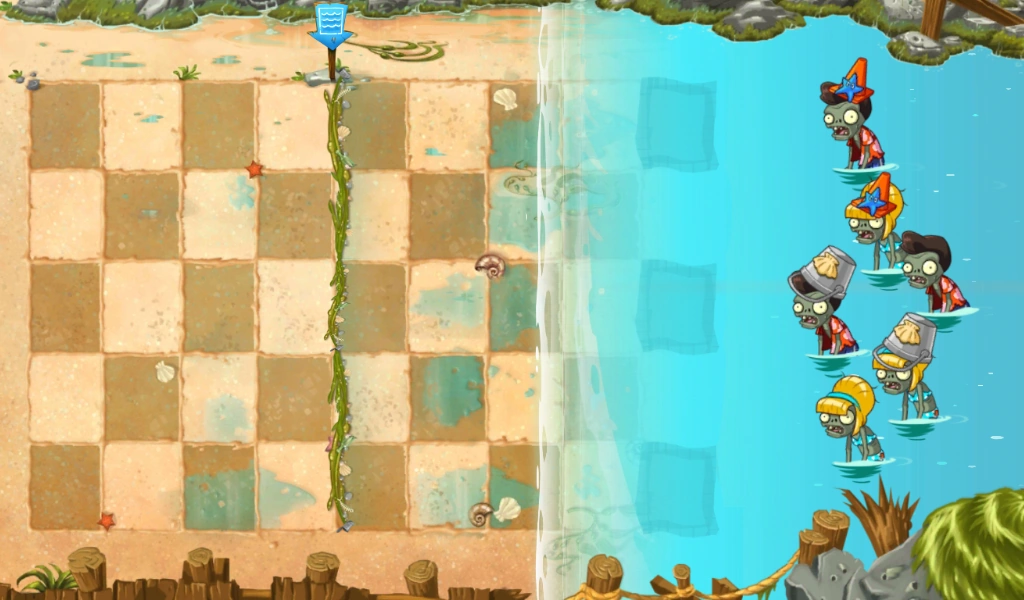 Big Wave Beach - Day 3 | Plants vs. Zombies Wiki | FANDOM powered by Wikia