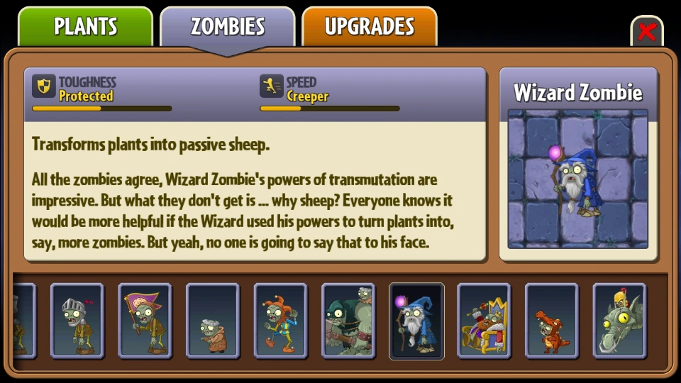 Wizard Zombie/Gallery | Plants vs. Zombies Wiki | FANDOM powered by Wikia